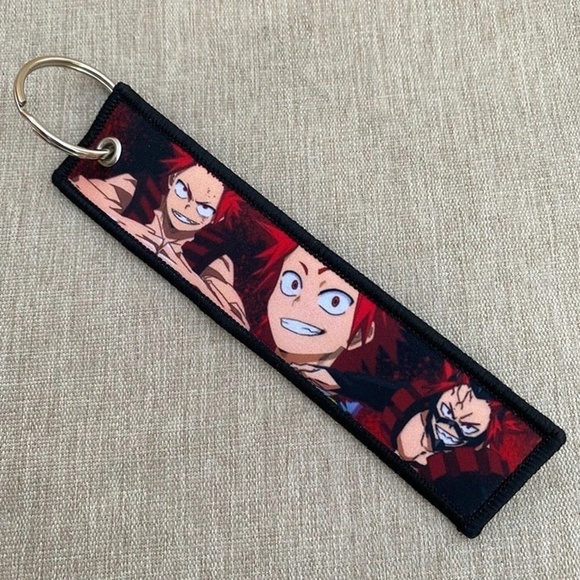 Accessories | New My Hero Academia Eijiro Kirishima Jet Tag Keychain ...